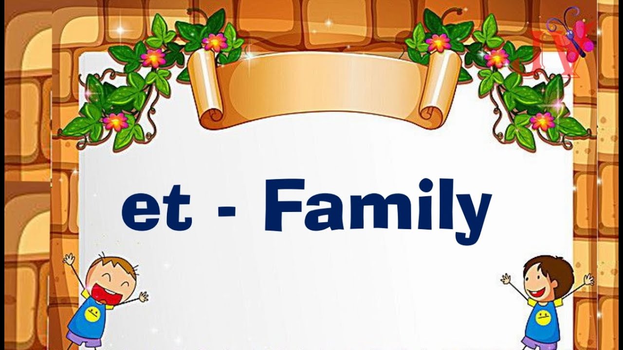 et family|| et family words with pictures - YouTube