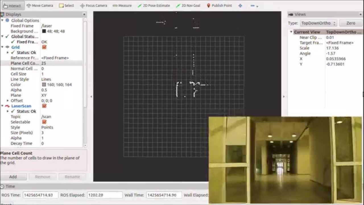 AGV Laser Scan Test - YouTube