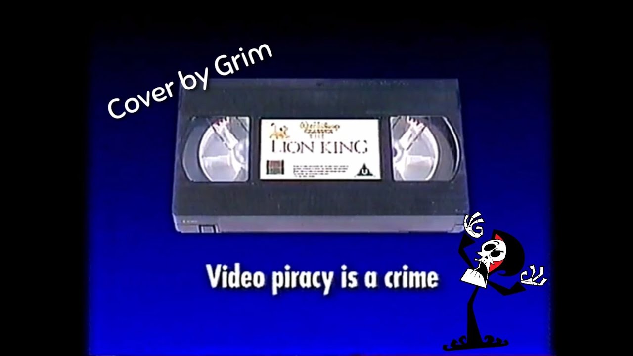 Disney Videos Anti-Piracy Warning (1995-1996) (Grim Cover) - YouTube