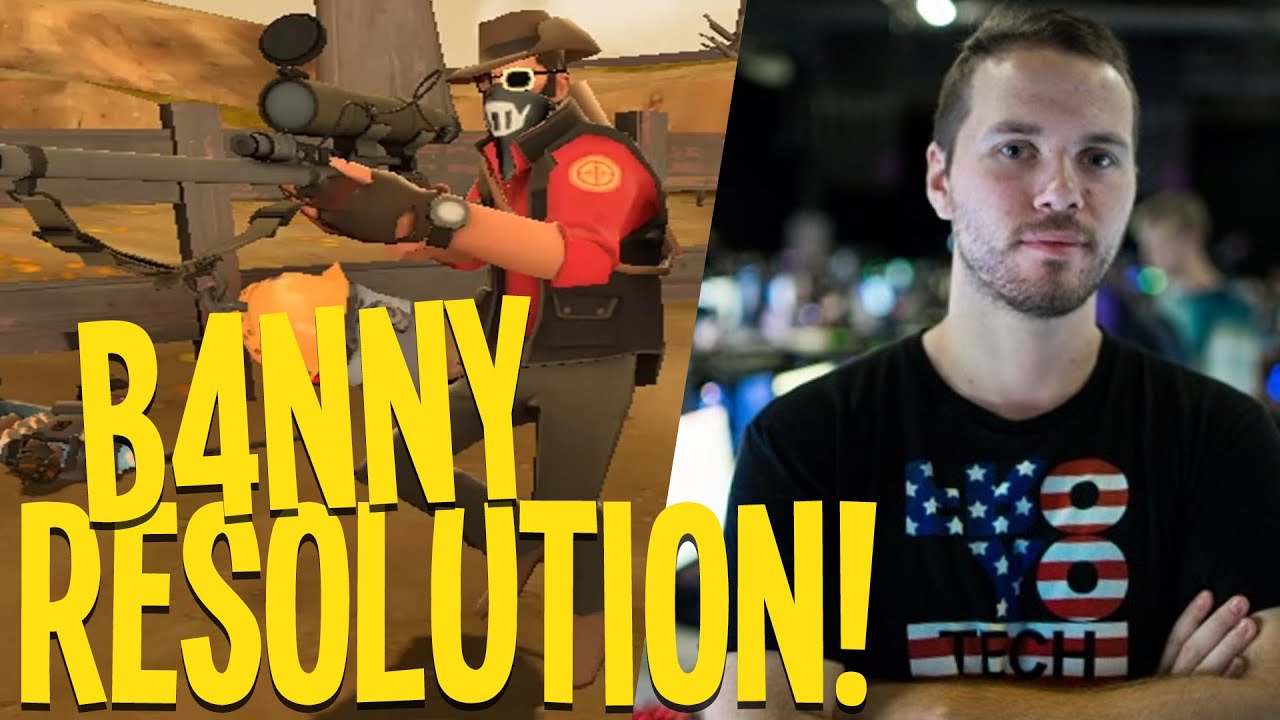 I played TF2 with B4nny's Resolution! - YouTube