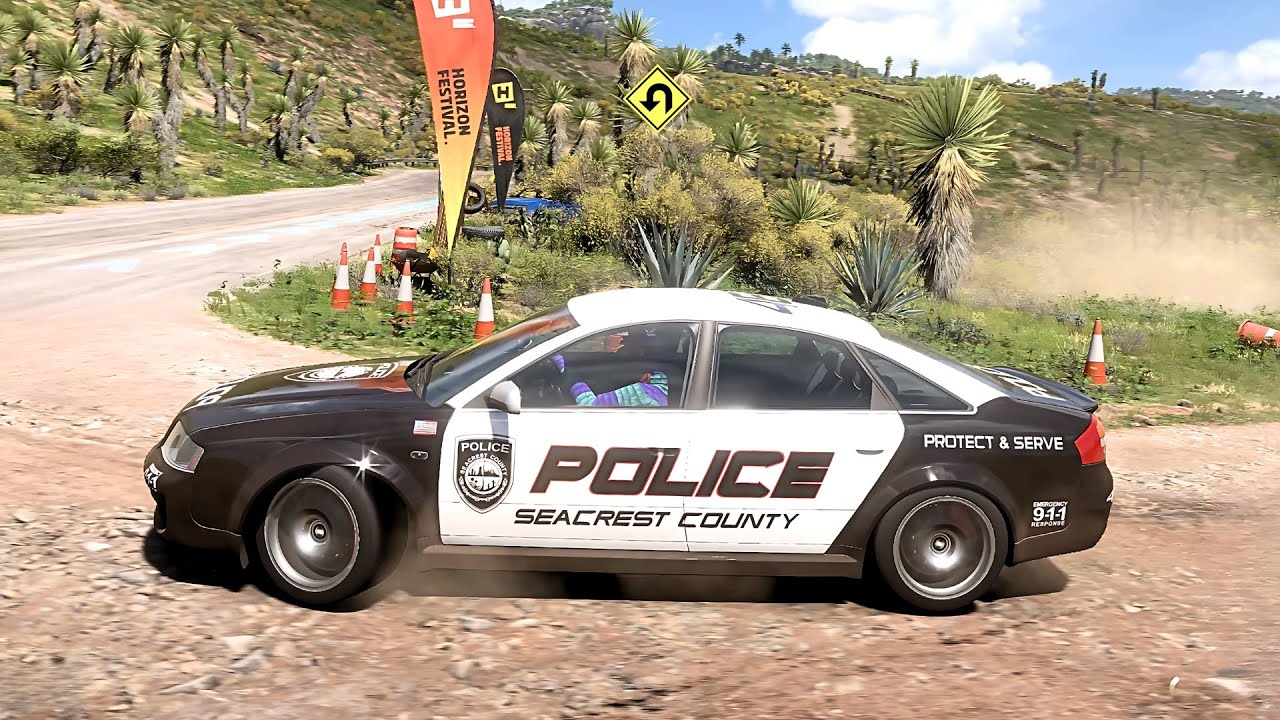 Police Audi RS6 2003 - YouTube