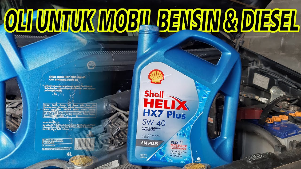 Review Oli Shell Helix HX7 - 5W 40 SN PLUS Fully Synthetic Motor Oil ...