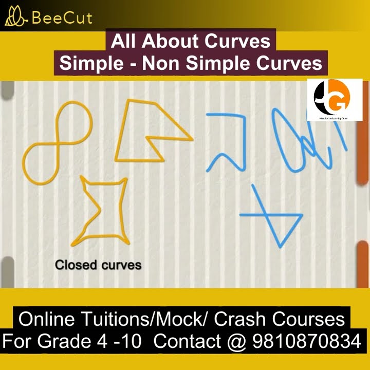 Closes curve and Open curve #shorts #mathematics #onlineclasses # ...