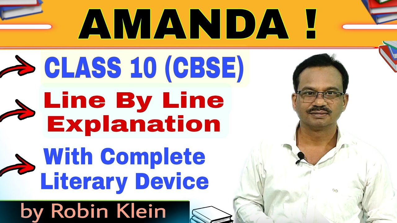Amanda ! | Class 10 CBSE | By Robin Klein | Explanation With Complete ...