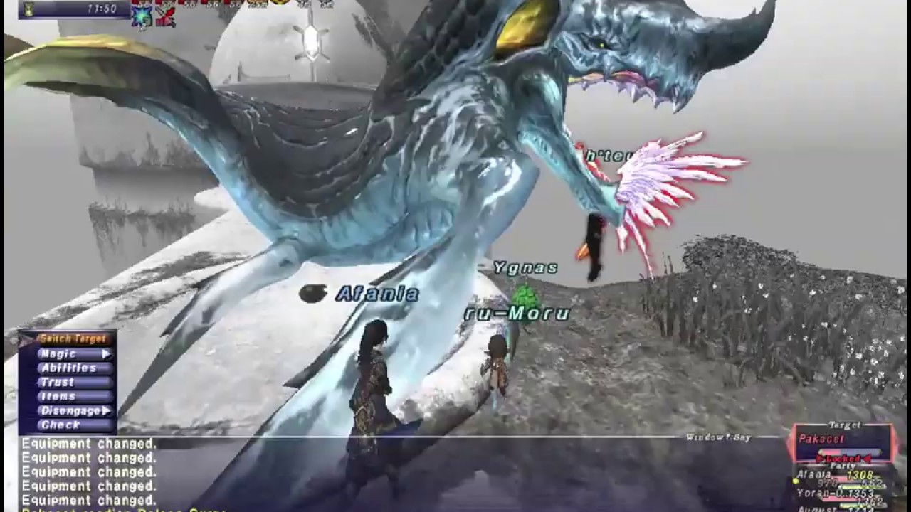 FFXI COR/RDM solo pakecet with trusts. - YouTube