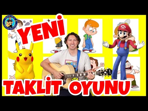 YENİ TAKLİT OYUNU ŞARKISI | Okul Öncesi Oyunlar | Çocuk Şarkıları | Hakan Abi ve Gitarı Boncuk