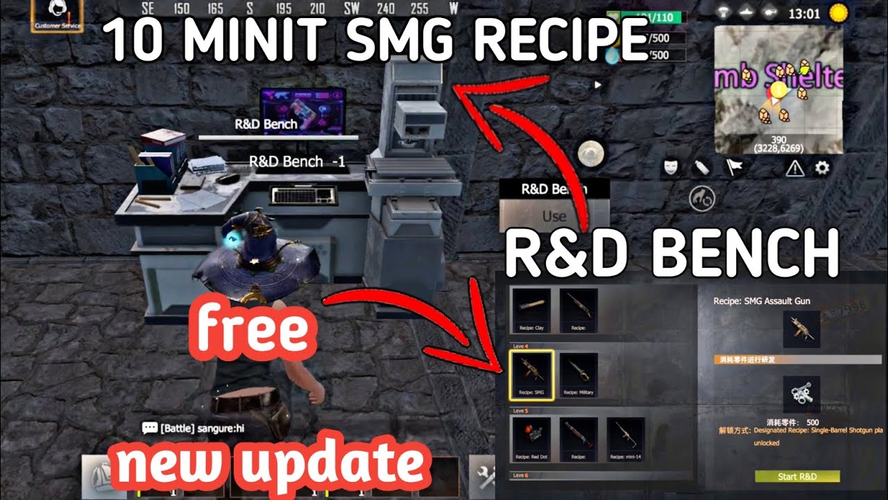 how to craft SMG RECIPE in 10 minit [new update] || in Last Day rules ...