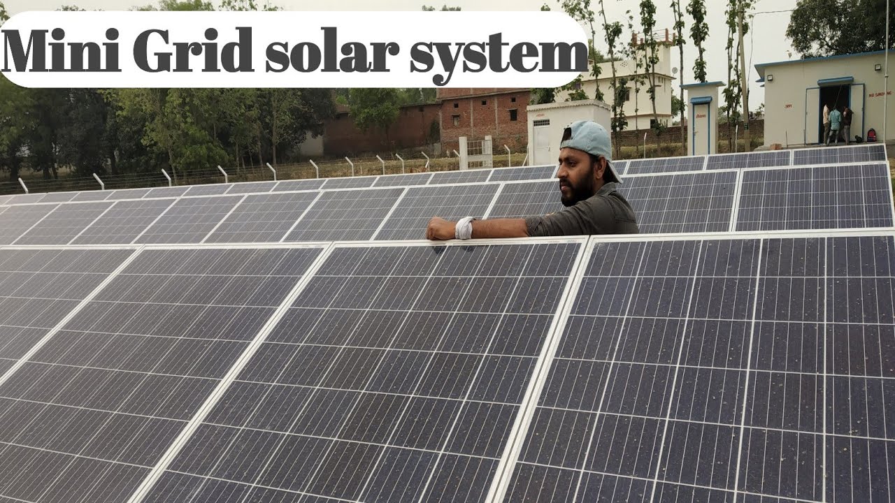 How does Mini Grid solar system work # सोलर मिनी ग्रिड कैसे काम करता है ...