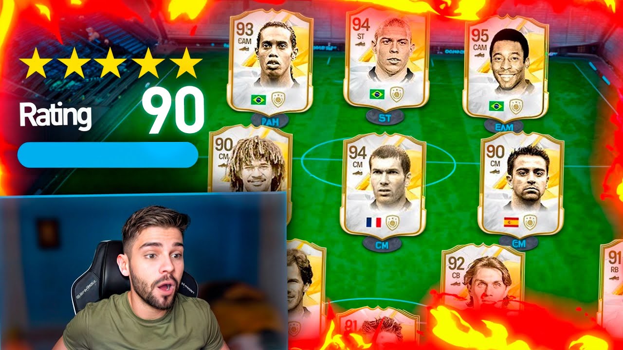 TIREI 11x ICONS no FUT DRAFT DO FC 25! É RECORDE DE ICON! - YouTube