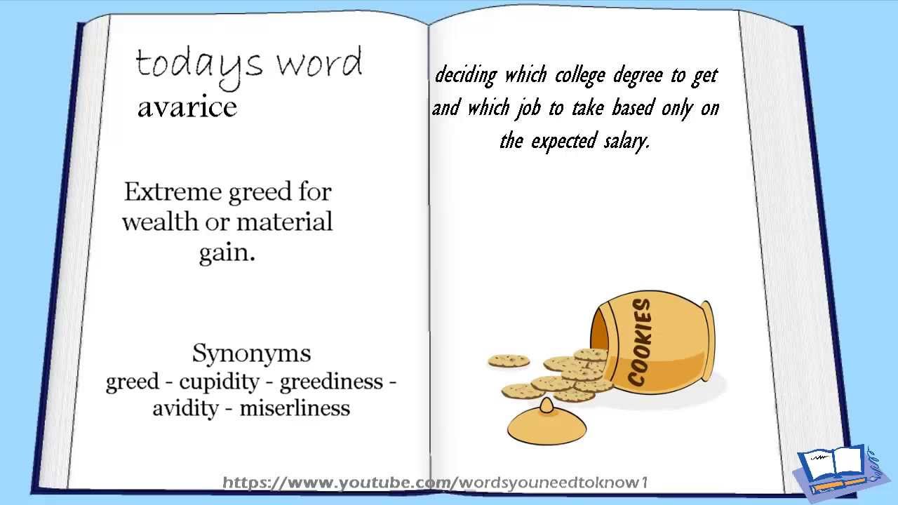 Avarice - YouTube