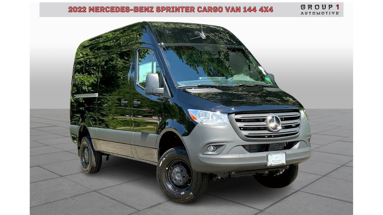 2022 Mercedes-Benz Sprinter Cargo Van 144 4x4 | Video Tour with Tom ...