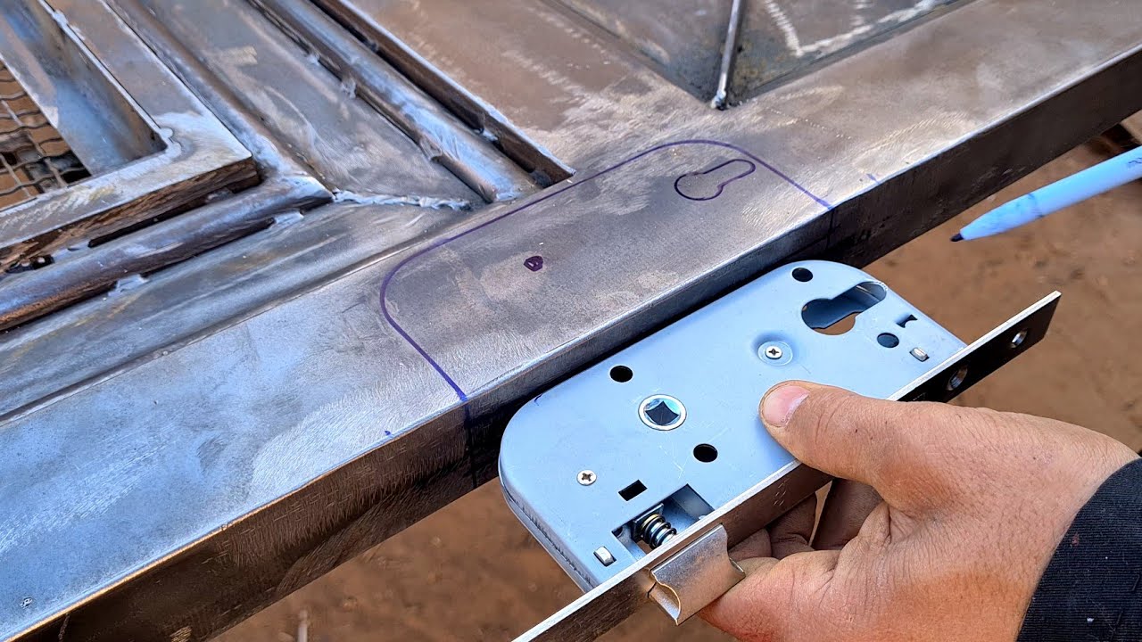 "Installing an Iron Door Lock Easily: A Step-by-Step Guide" - YouTube