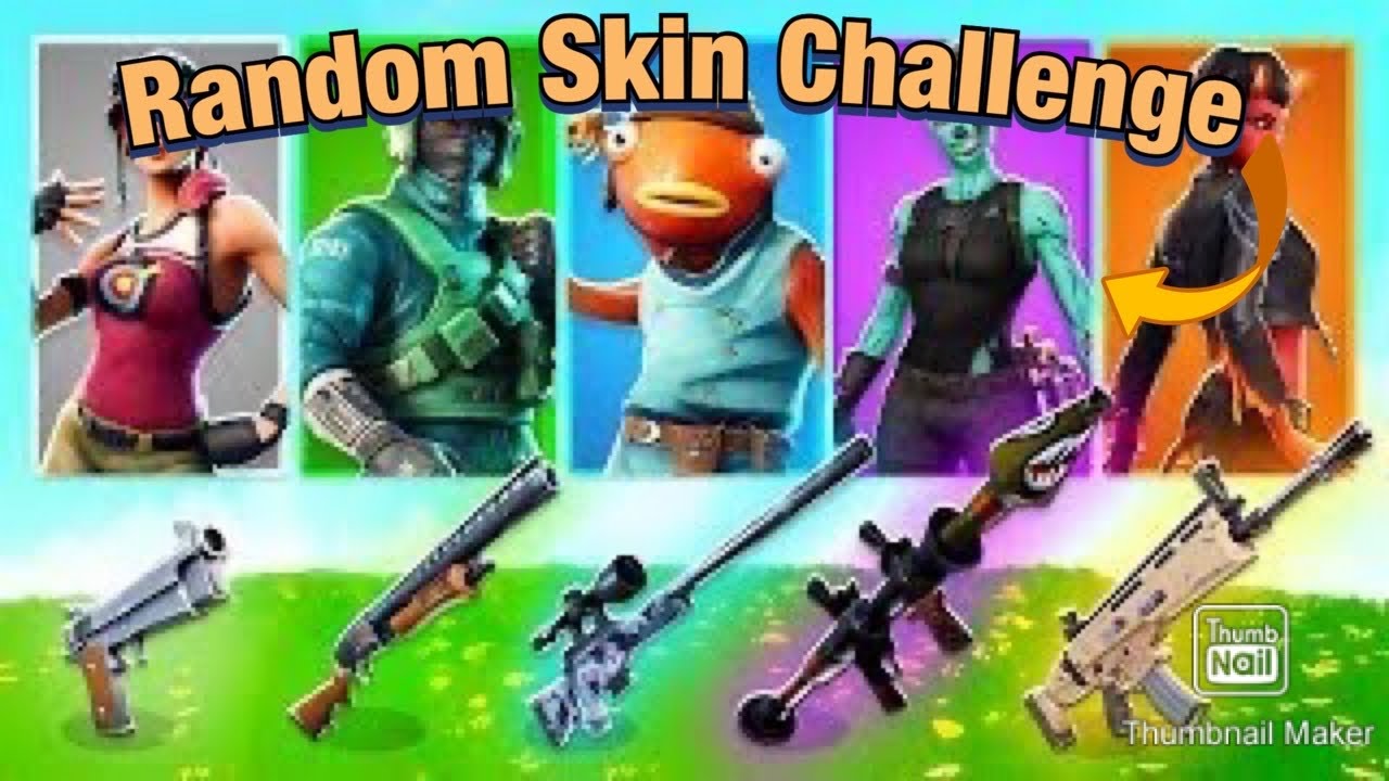 Fortnite Random Skin Challenge - YouTube