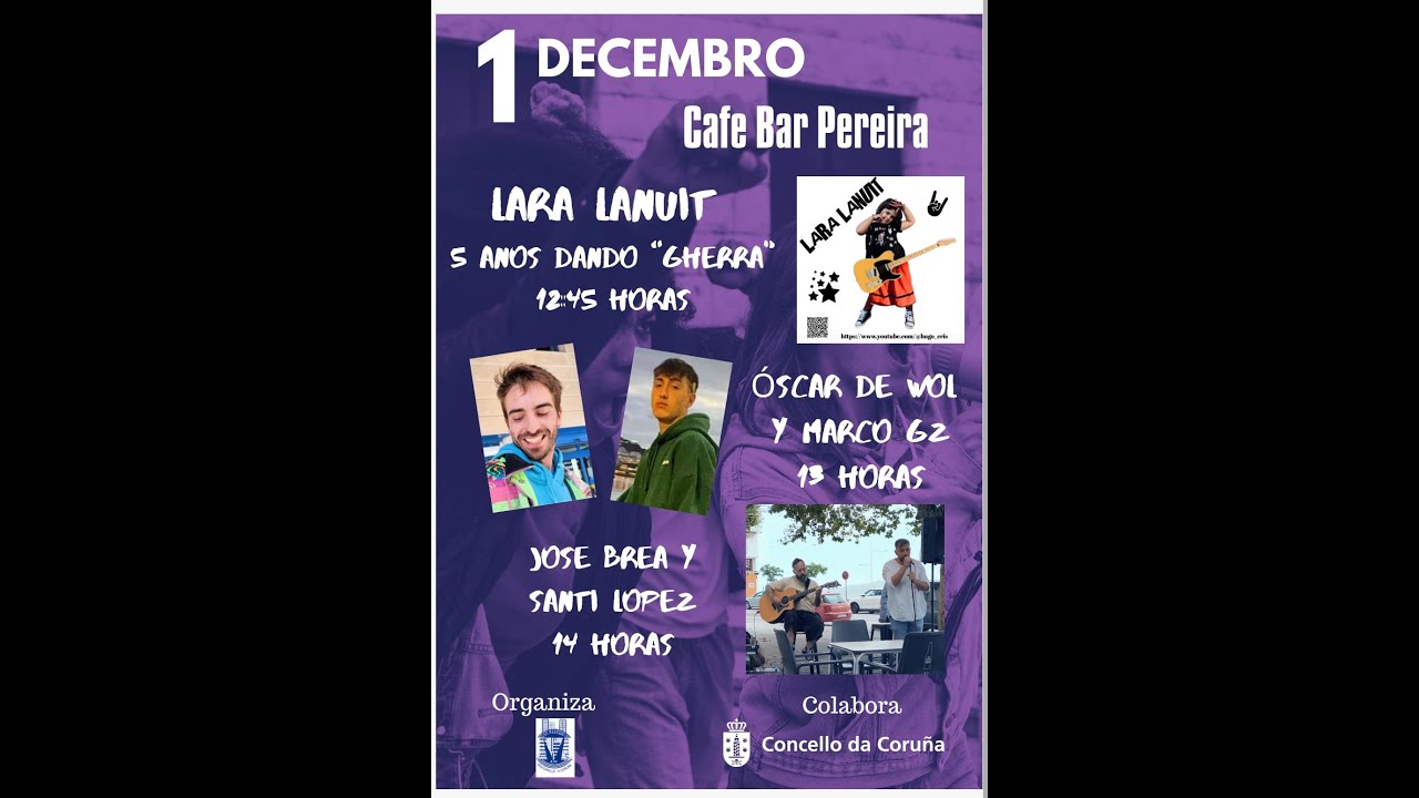 HUGO CRIS & LARA LANUIT - Anarkía no Ventorrillo (directo) - YouTube