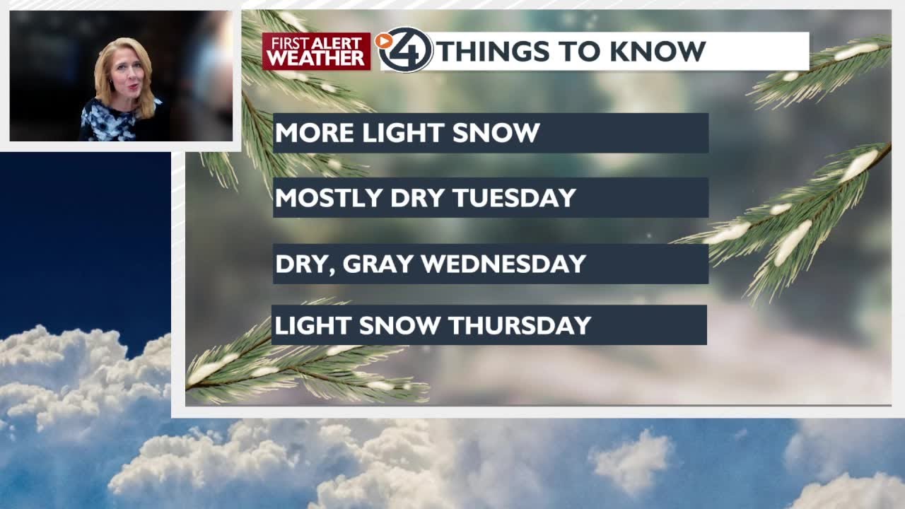 ️Light snow Monday night promises a slick Tuesday morning commute ...