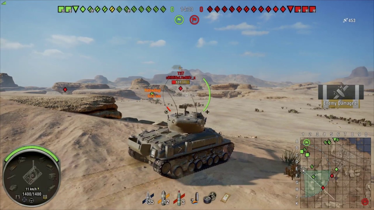 M51 Super Sherman - 5.3k dmg combined // High Caliber, Top Gun ...