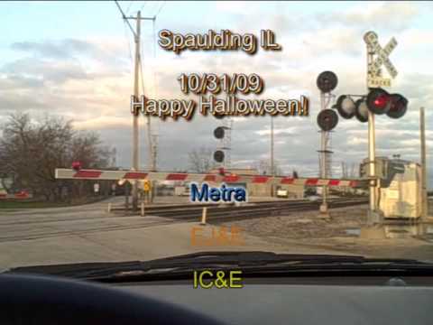 Spaulding - IC&E, Metra, EJ&E 10/31/09 - YouTube