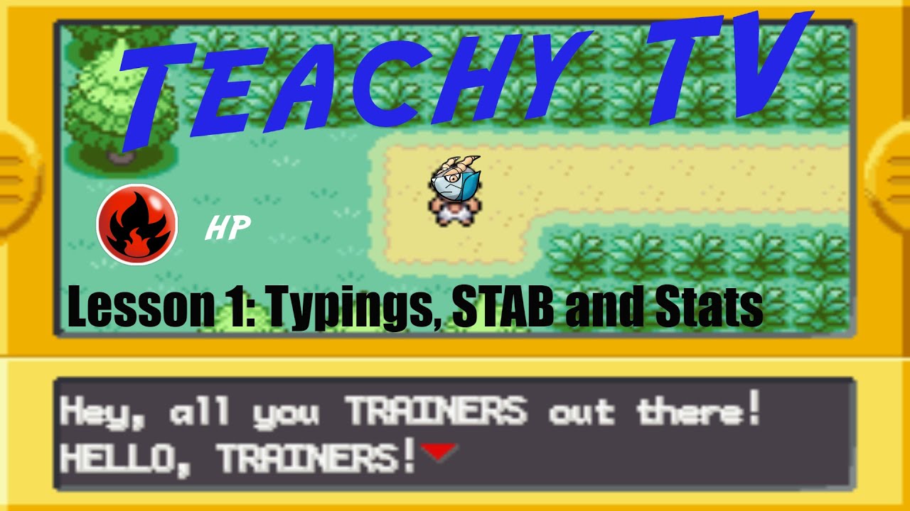 Teachy TV Lesson 1: Typings, STAB and Stats - YouTube