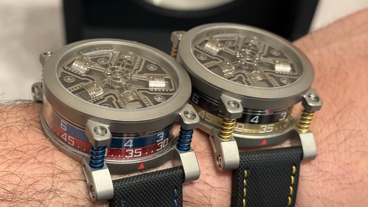 Automatic PISTONS Watch !! ZBIOLAND ROTARY ENGINE !! - YouTube