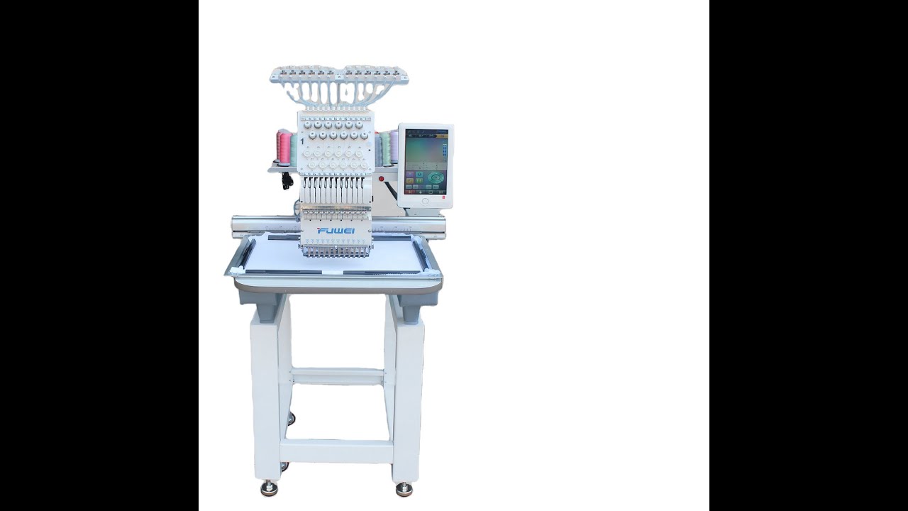 Fuwei embroidery machine factory FW1501R - YouTube