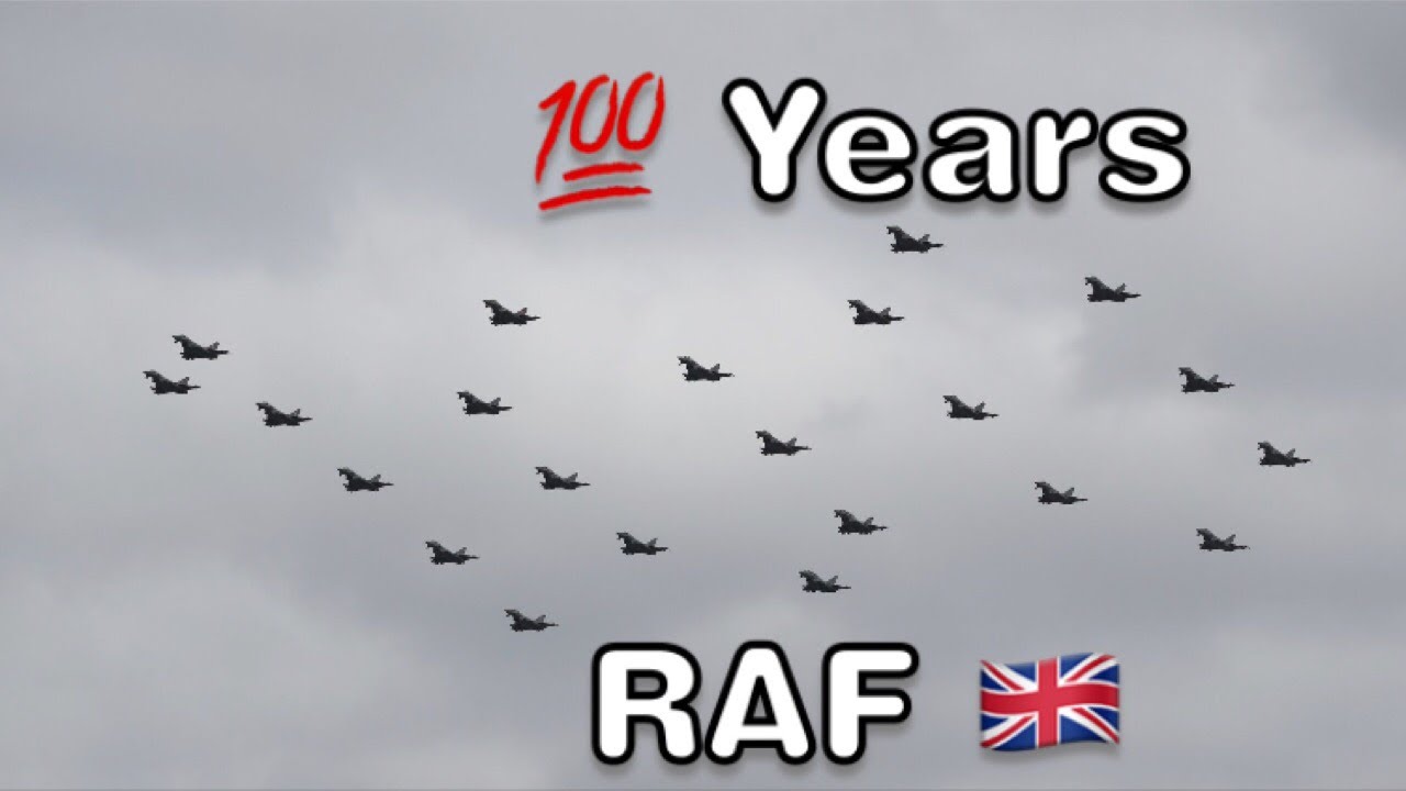 100 years of the RAF - London Fly by 🇬🇧 - YouTube