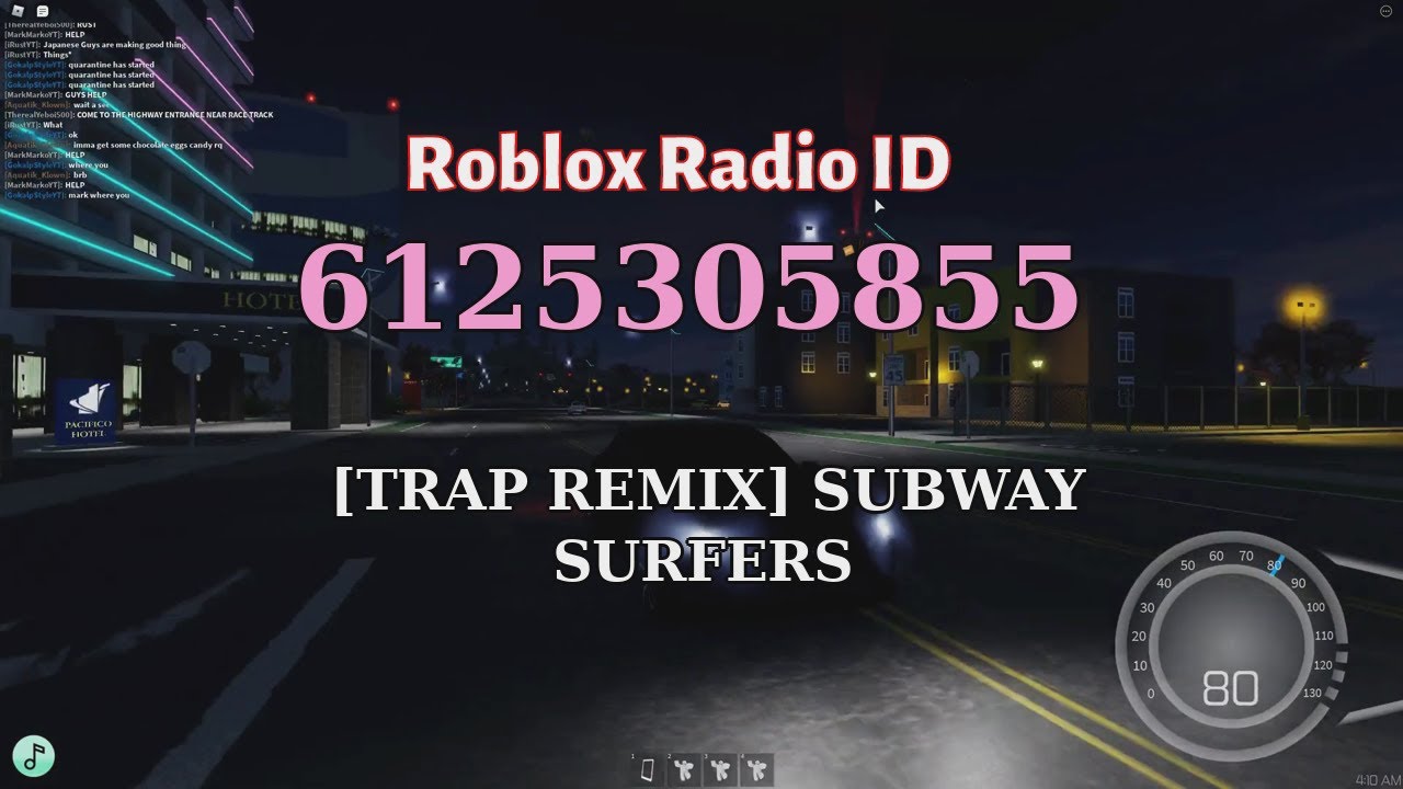 [TRAP REMIX] SUBWAY SURFERS Roblox Radio Codes/IDs - YouTube