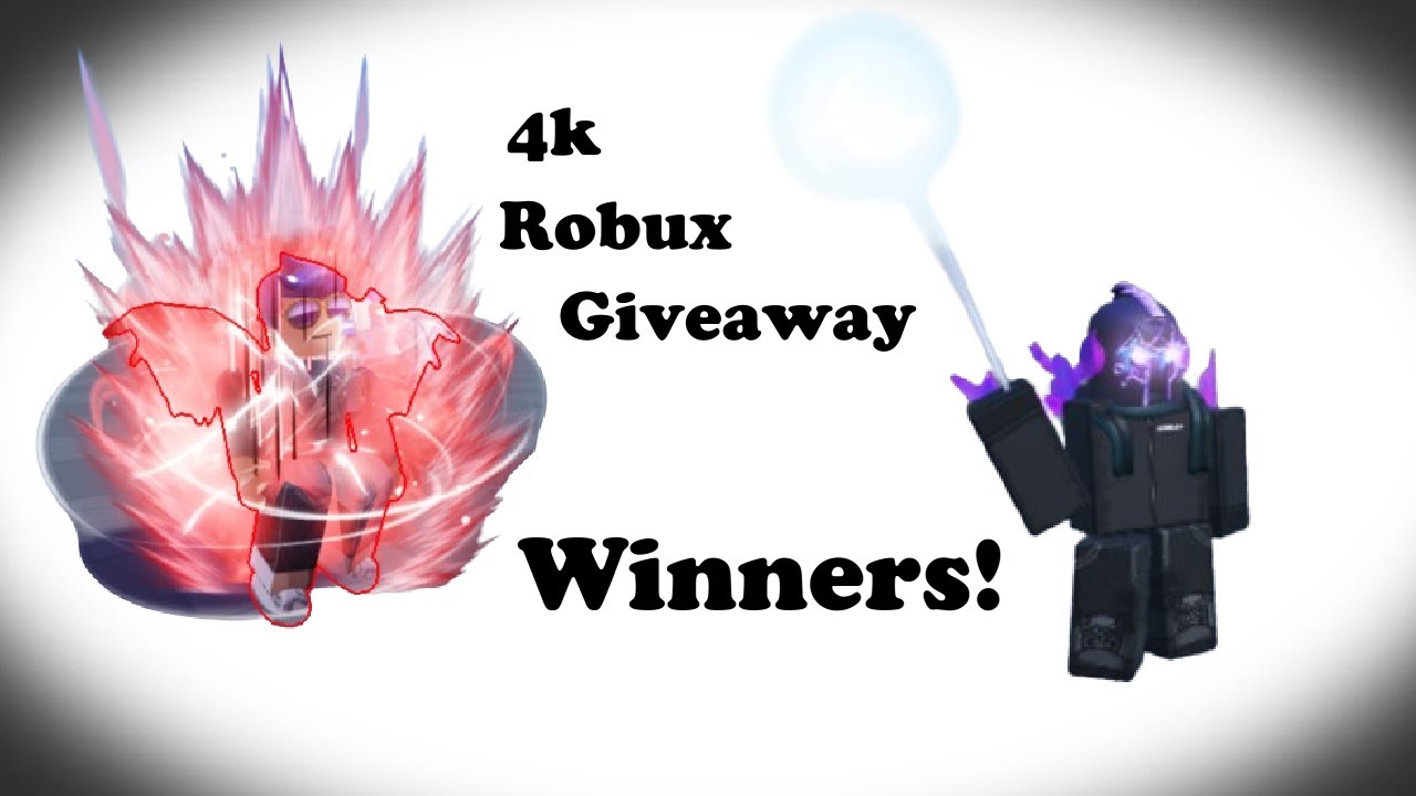 4k Robux Giveaway + 500th video!! - YouTube