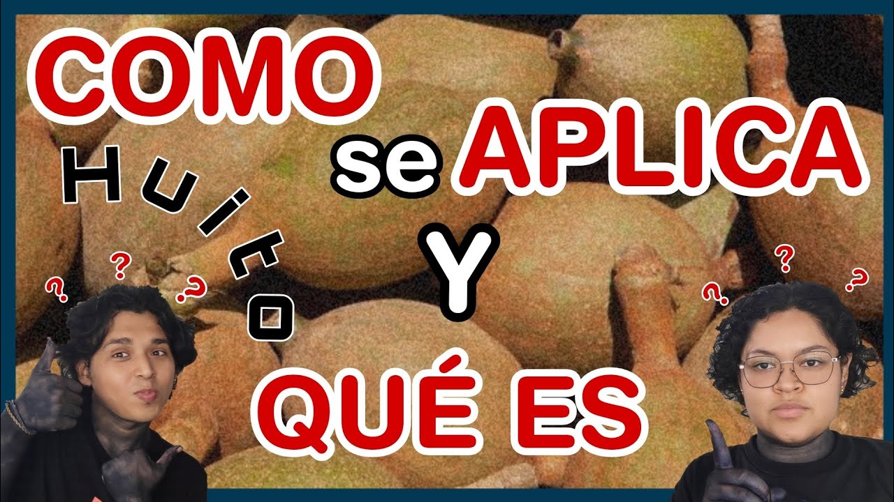 *COMO se APLICA el HUITO* 🍈 *QUE ES el HUITO* *LA FORMA mas FÁCIL de ...