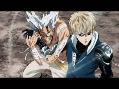 Garou breaks Genos' arm with the Water Stream Rock Smashing Fist, Garou ...