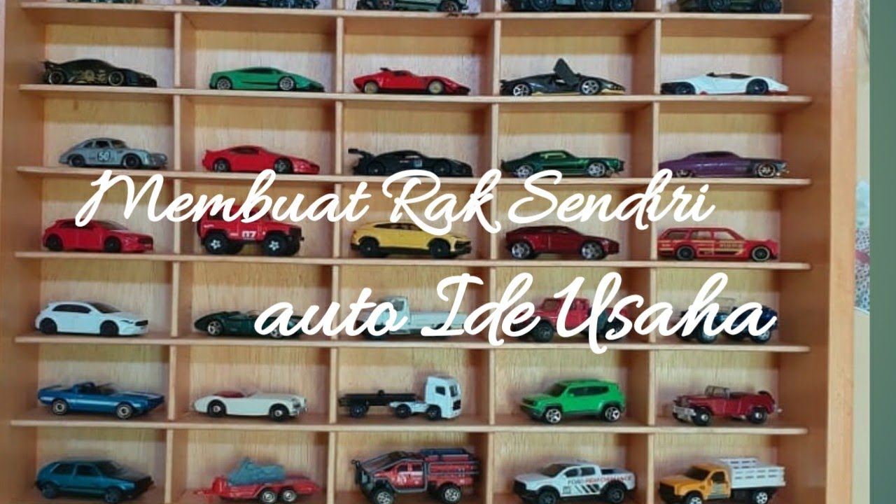 Diy Membuat rak mobil hiasan dinding #ide bisnis part 1 - YouTube