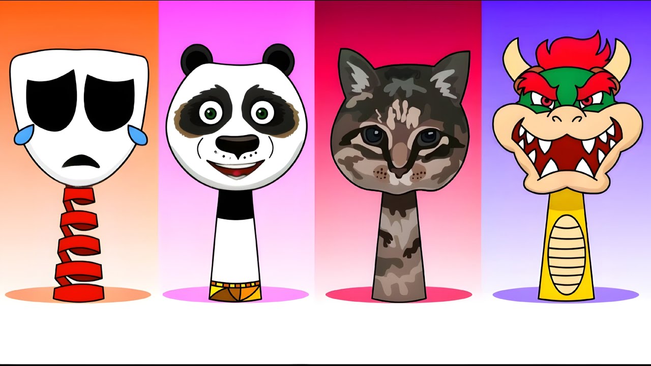 Skibidi Toilet - Funny Head Battle (Bowser vs Panda vs Cat!) - YouTube