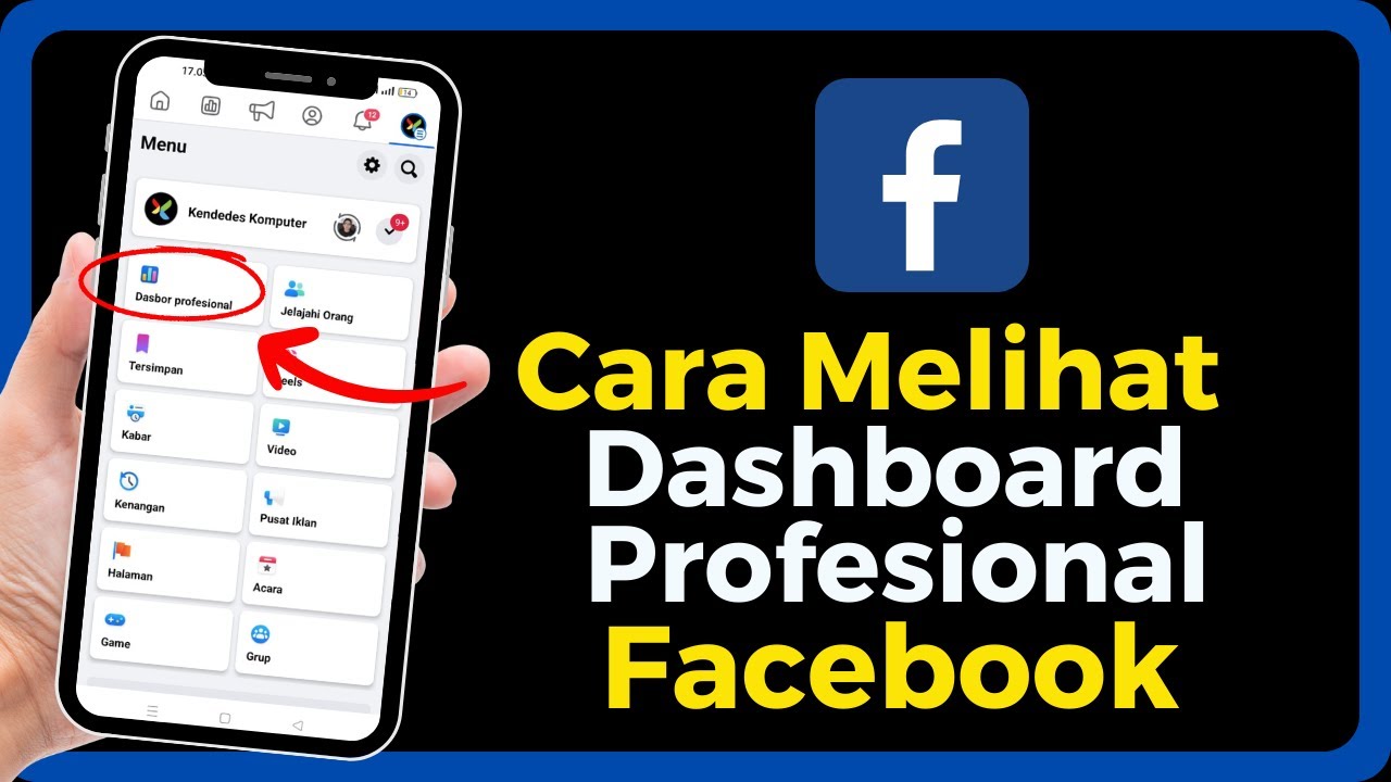 Cara Melihat Dashboard Profesioanal Di Facebook - YouTube