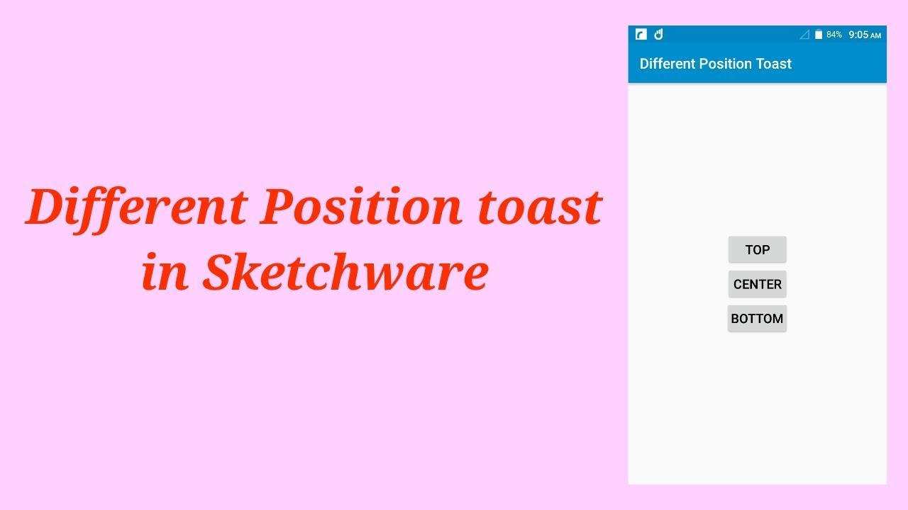 DIFFERENT POSITION TOAST IN SKETCHWARE - YouTube