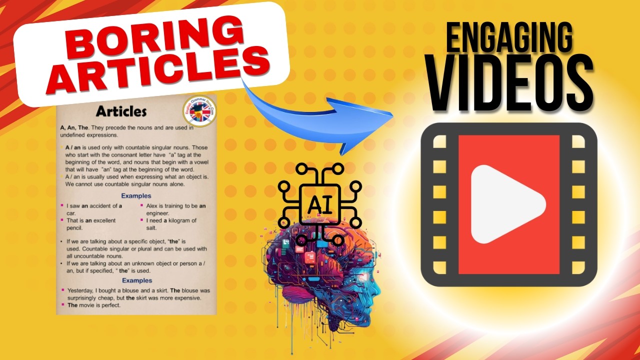 How to Create Engaging Videos from Articles with AI Tools - YouTube