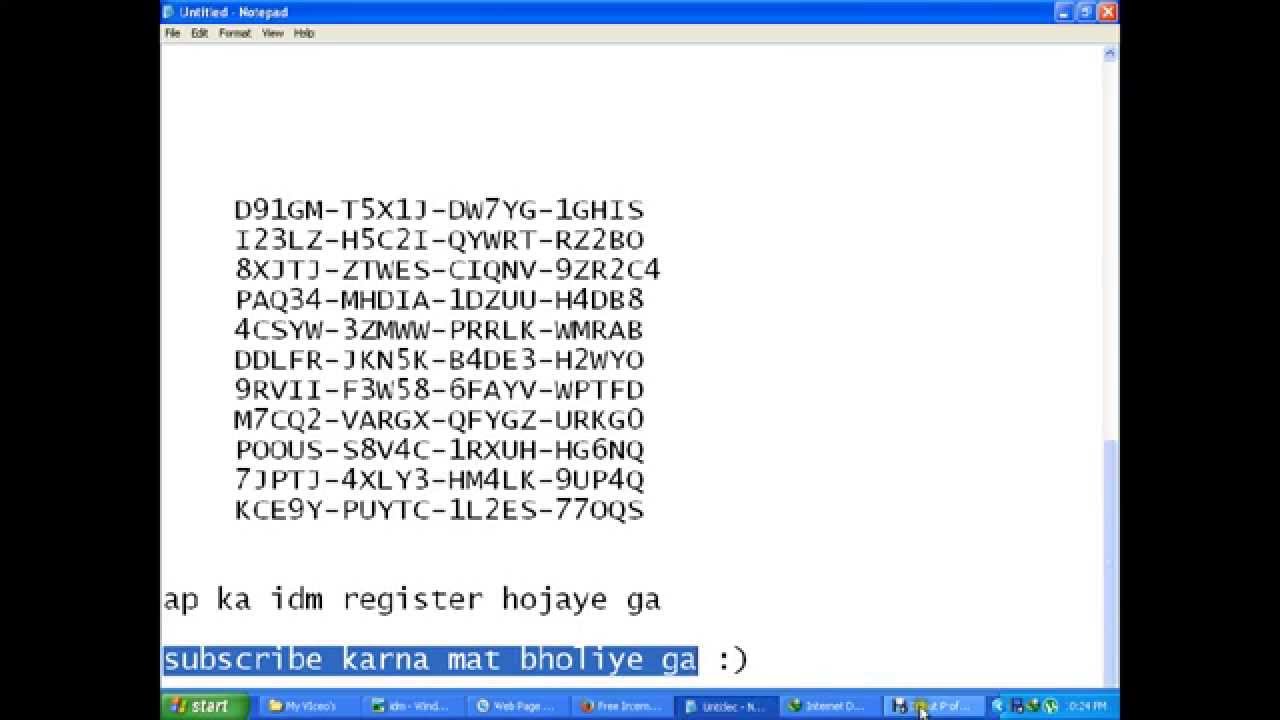 How to register idm (INTERNET DOWNLOAD MANAGER) - YouTube