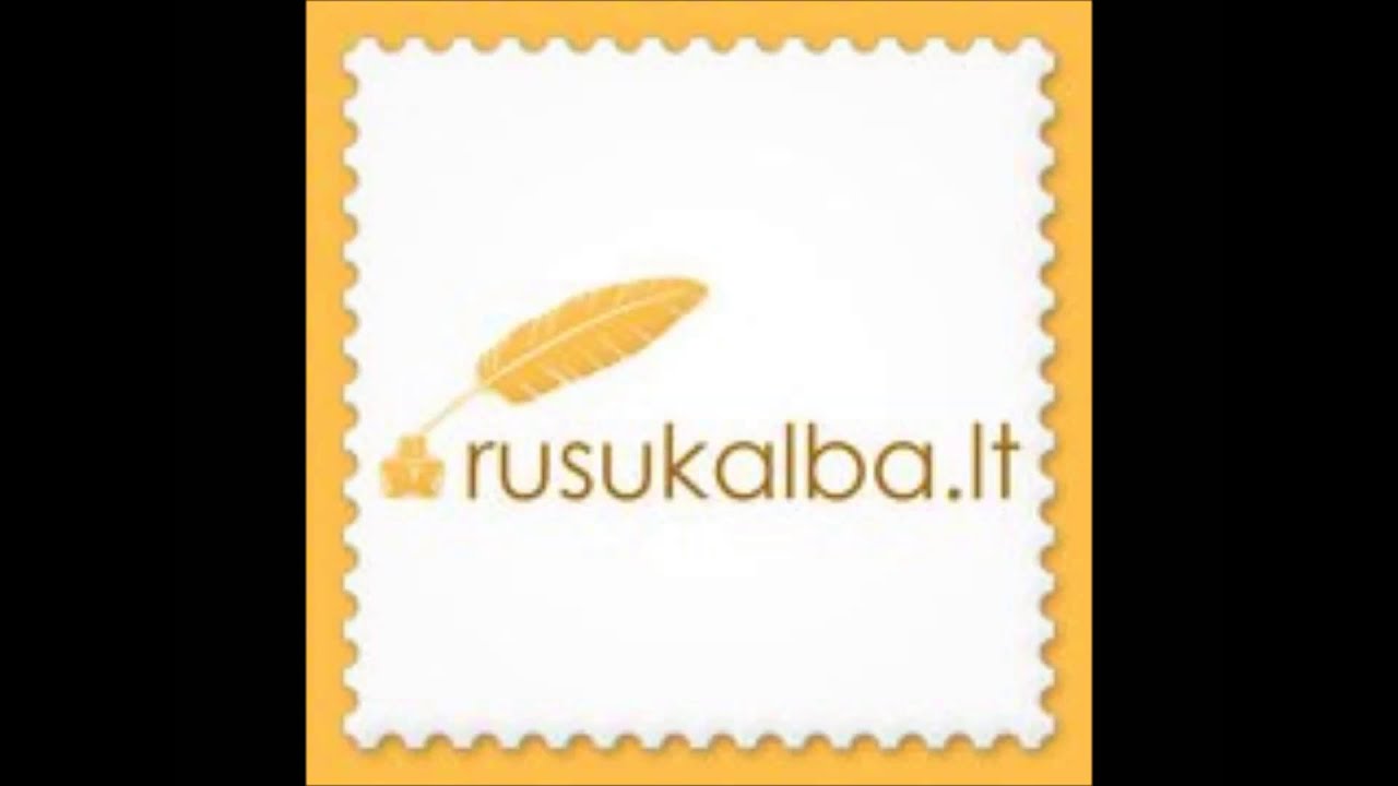 rusukalba.lt-zodynas-virtuve - YouTube