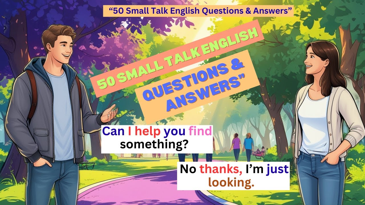 Daily English-Speaking Practice | "50 Small Talk English Questions ...
