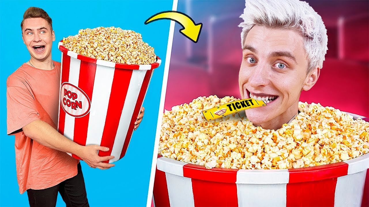 15 Ways To SNEAK FRIENDS Into The MOVIES! - YouTube