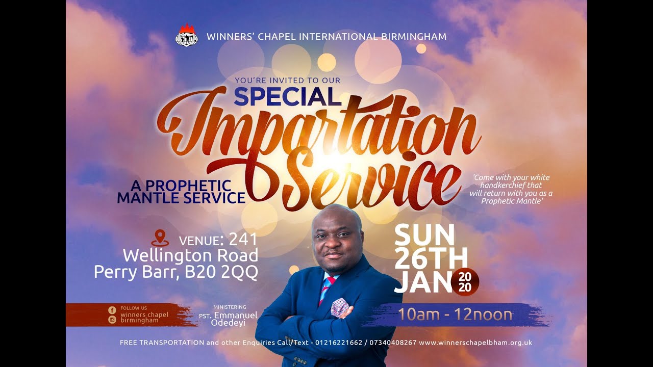 SUNDAY 26 JAN 2020 SPECIAL IMPARTATION SERVICE - YouTube
