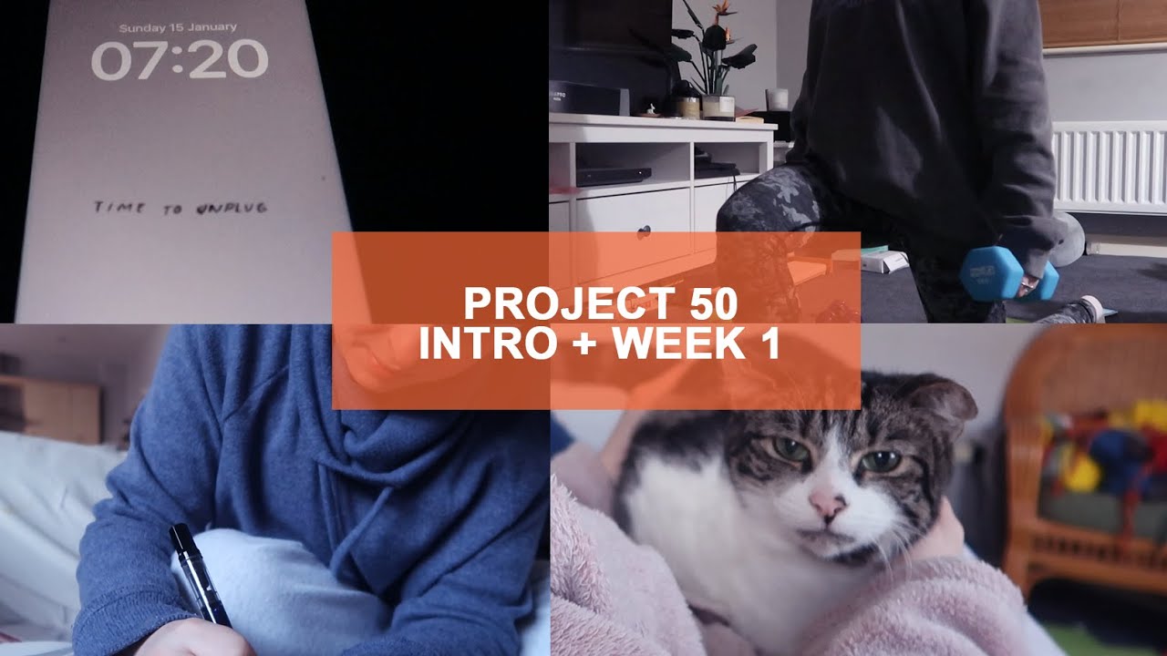 Project 50 Challenge || Intro + Week 1 - YouTube