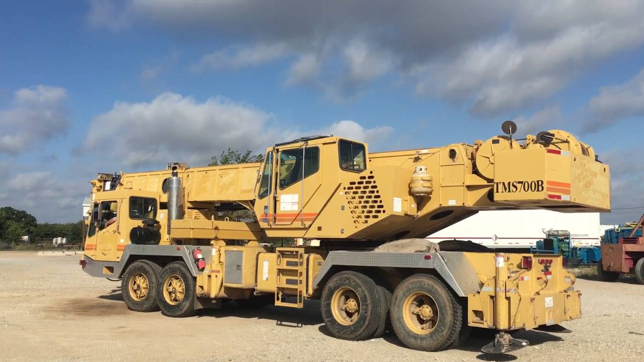 1998 Grove TMS750B for sale by Machinery Monsters Corp - YouTube