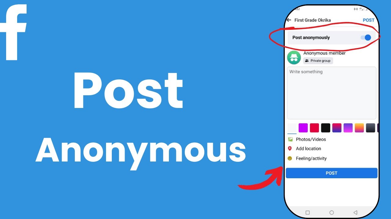 How to Post Anonymously on a Facebook Page | Simple Step-by-Step Guide ...