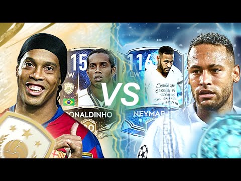 116 NEYMAR VS 115 RONALDINHO BATTLE!!! WHO IS THE BEST LW IN FIFA MOBILE 21???