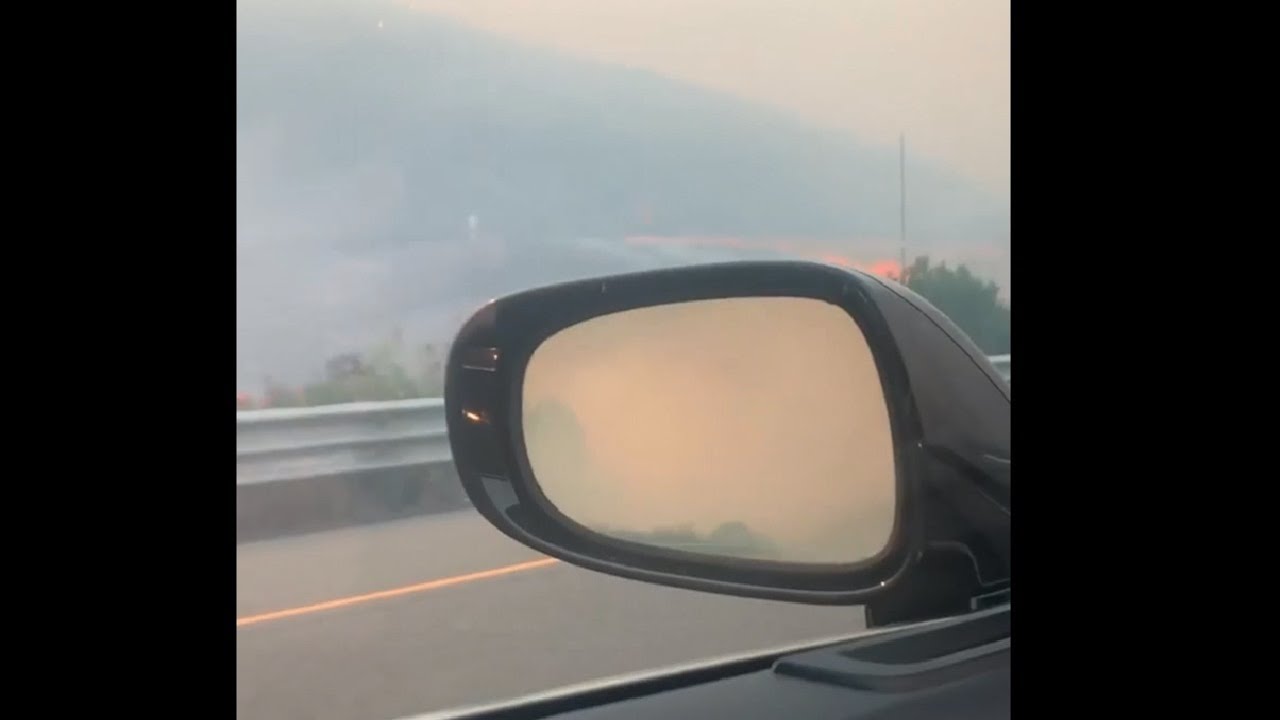 LNU Lightning Complex Wildfire Jumped Interstate 80 Near Fairfield ...