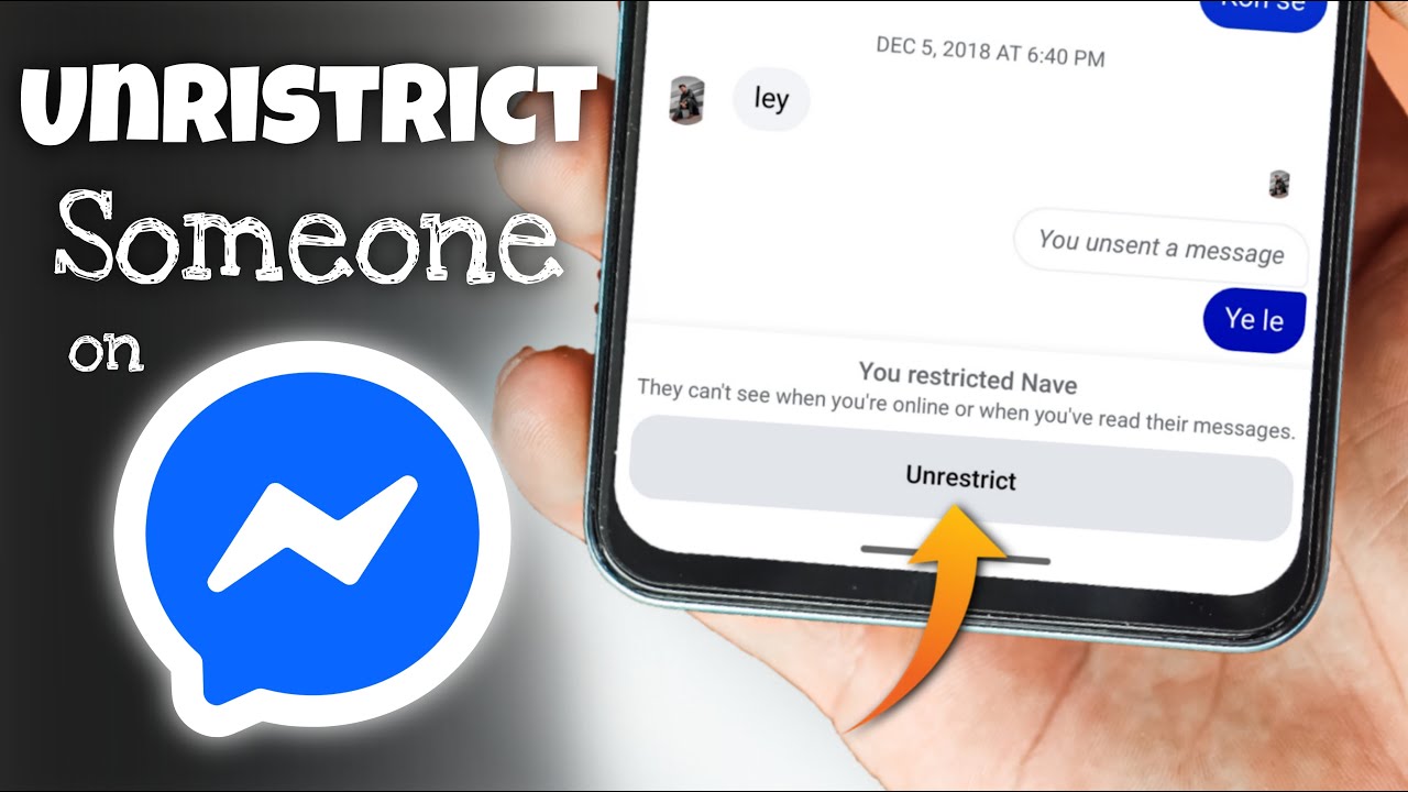 How to Unrestrict Someone on Messenger - YouTube