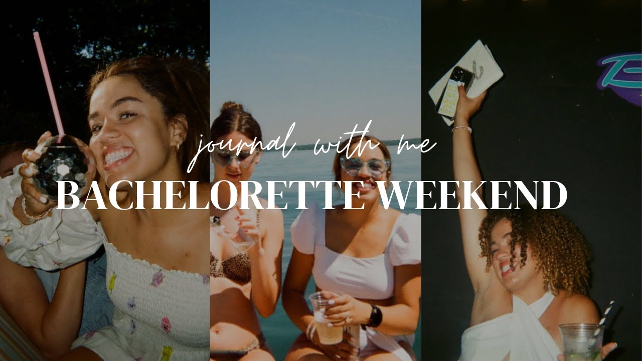 Journal With Me: My Bachelorette Party [Memory Journaling Ideas] - YouTube