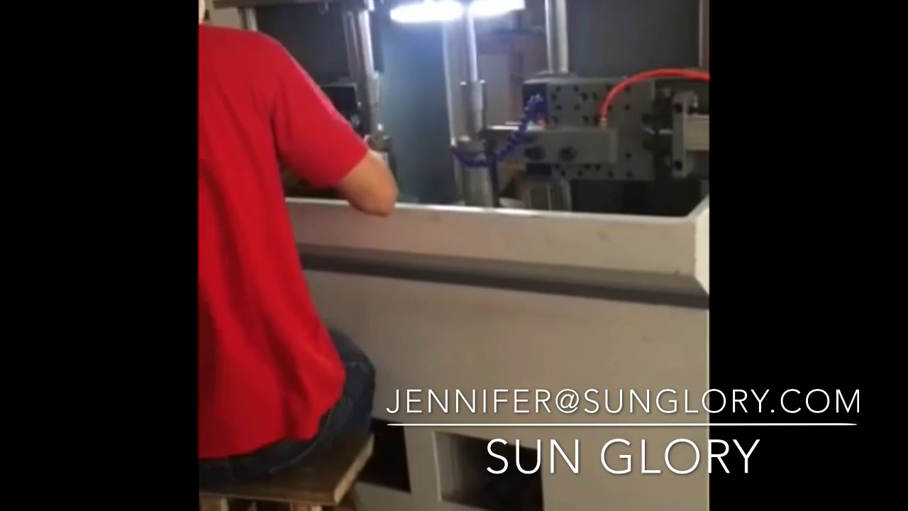 Sunglory•Bottom edge trimming Machine for stainless steel bottle ...