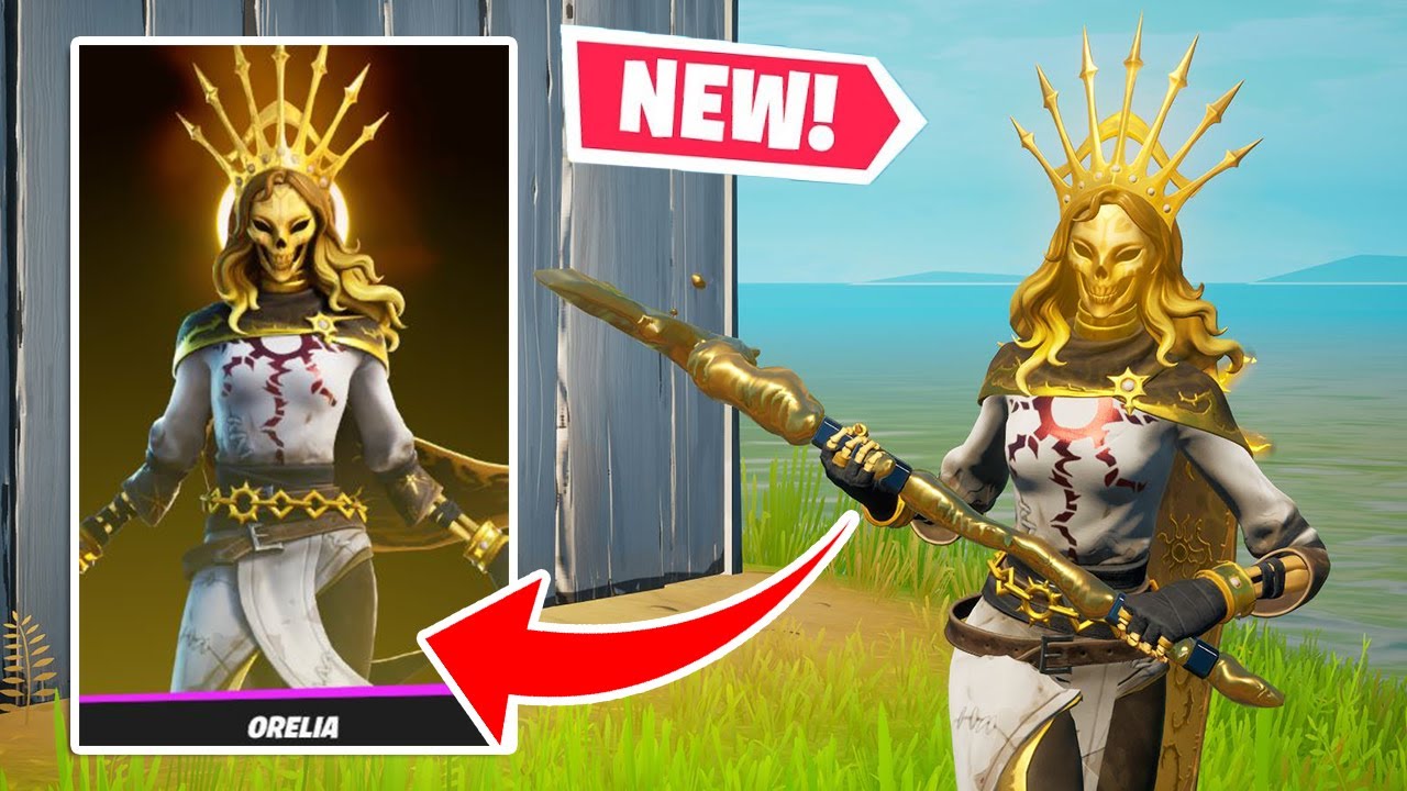 NEW ORELIA (Female Oro) Skin Gameplay in Fortnite! - YouTube