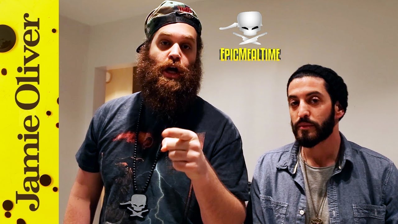 Epic Meal Time's Birthday Cake for Jamie Oliver - YouTube