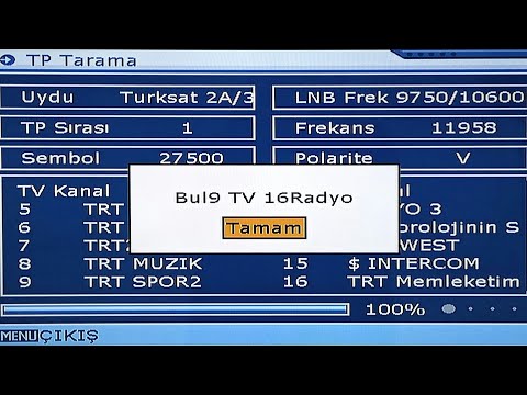 SCART girişli mini uydulara kanal nasıl yüklenir